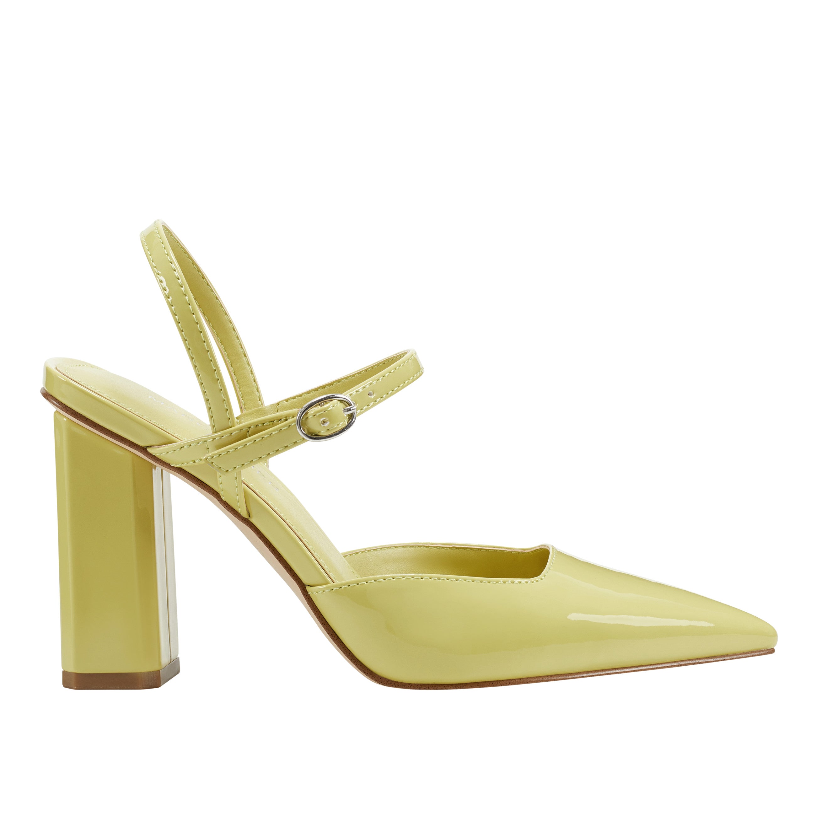 Yellow Slingback Heels