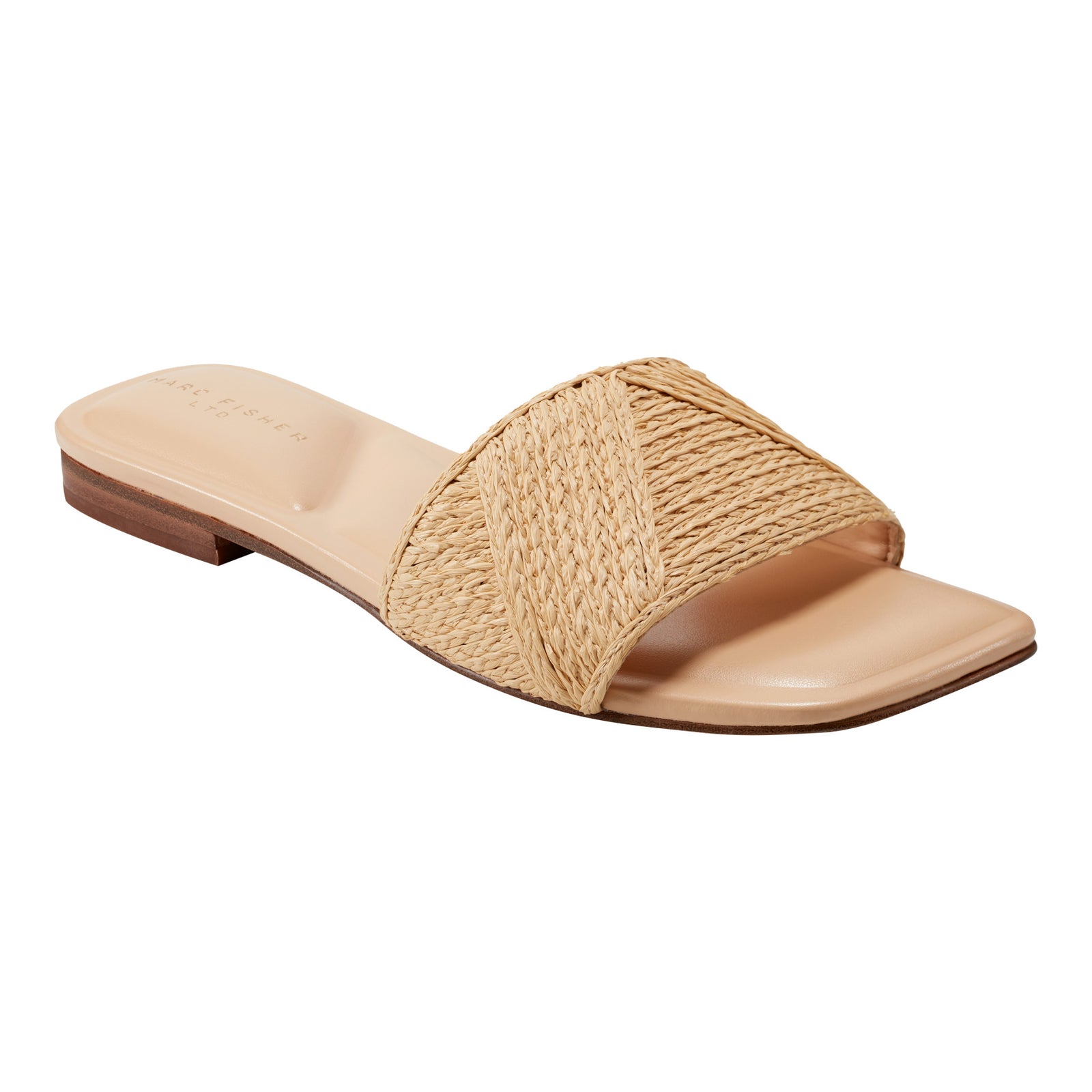 Women's Murphy Flat Sandal - Natural Raffia | Marc Fisher Footwear